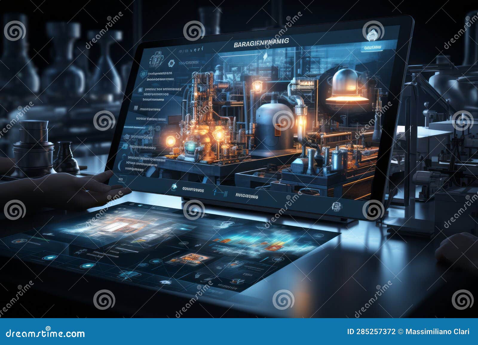 A Montage Showcasing the Seamless Integration of Technology in the ...