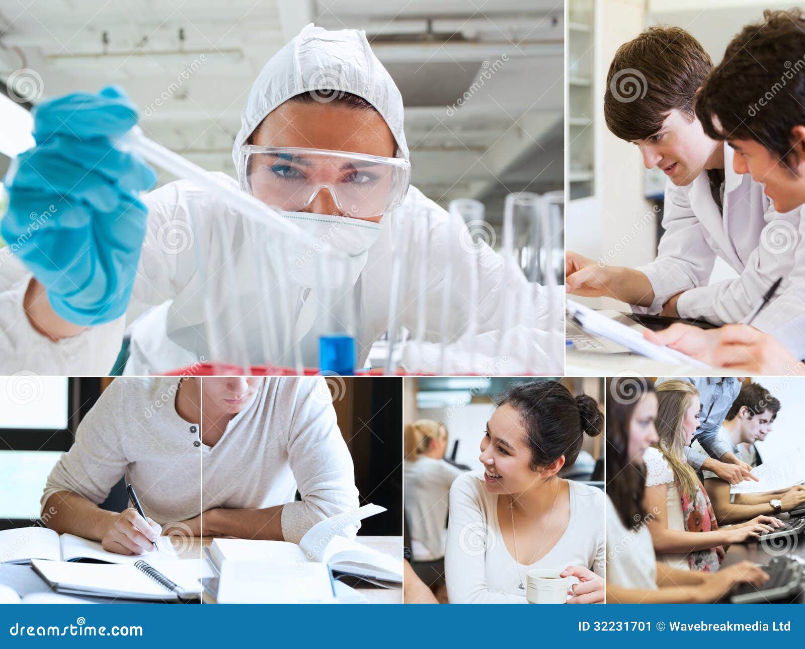 Two Students Doing Their Homework Royalty-Free Stock Photography ...