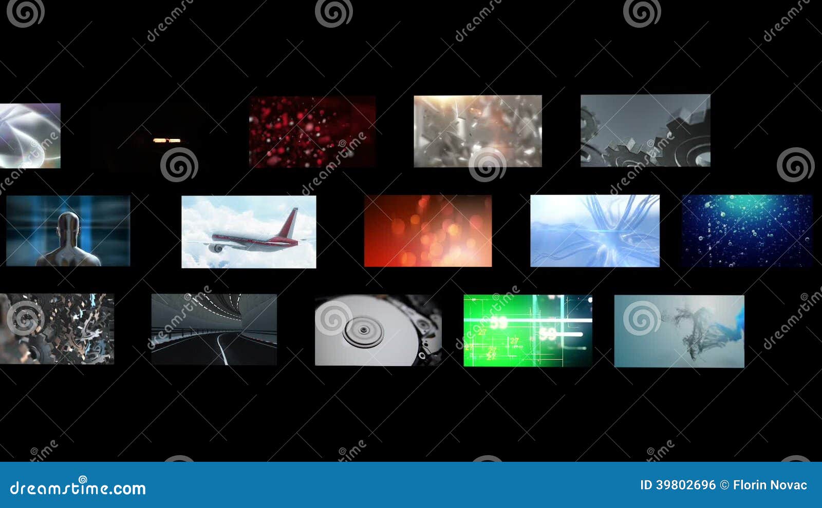 Montage of video clips stock footage. Video of filmstrip - 39802696