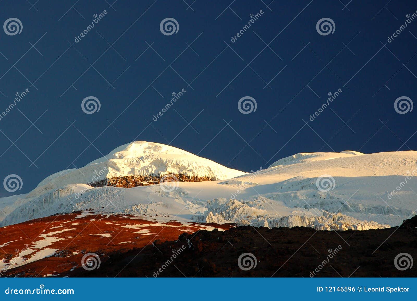 Montagna Del Cotopaxi, Ecuador Le Ande. Fotografia Stock - Immagine di ...