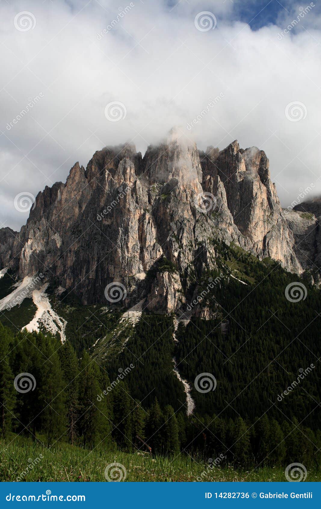 Montain in the Trentino stock photo. Image of altitude - 14282736