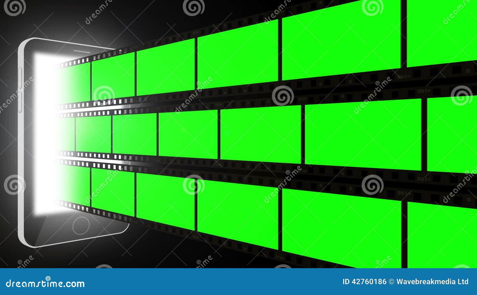 Montaje De Pantallas Verdes Metrajes - Vídeo de video, collage: 42760186