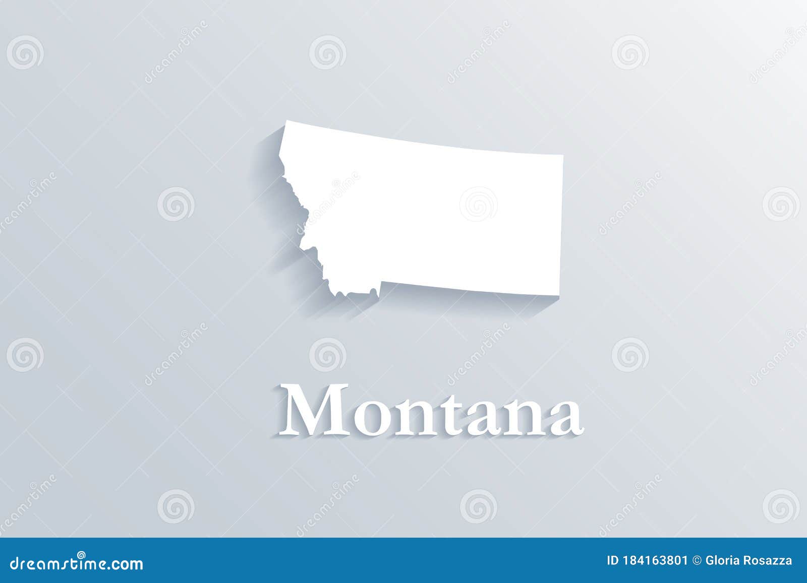 Montana Logo Template Cartoon Vector | CartoonDealer.com #112721849