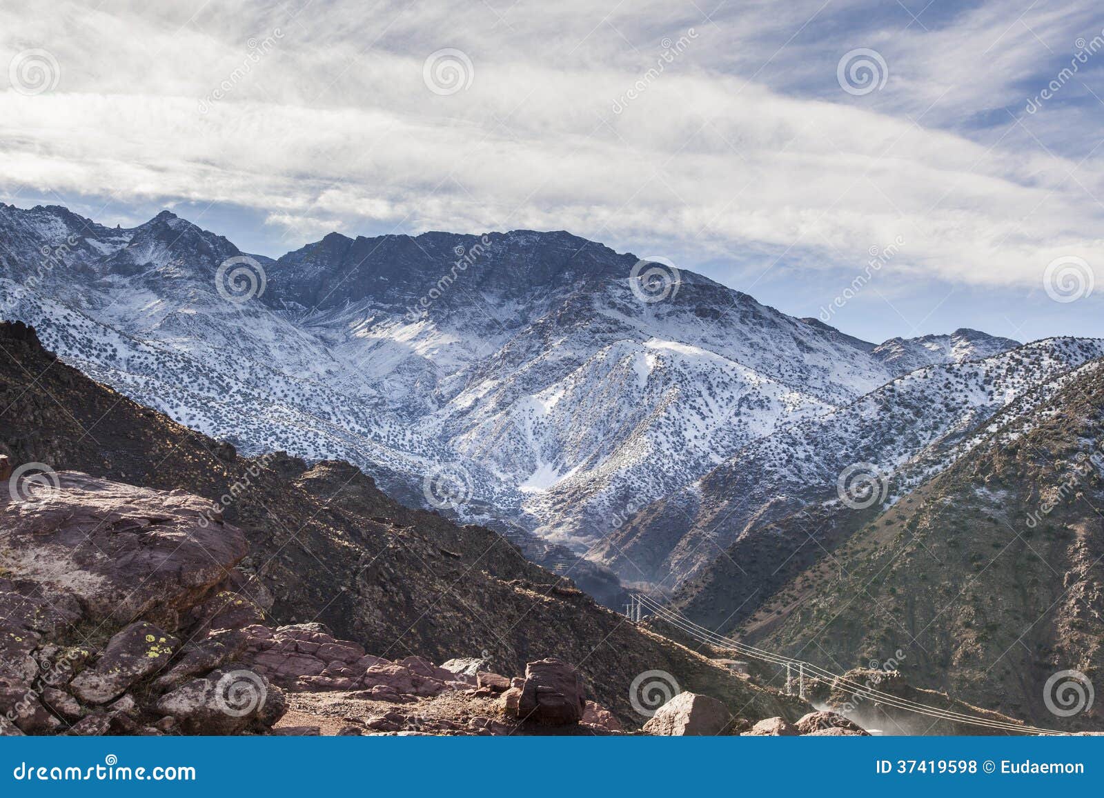 Montanhas De Atlas - Marrocos Foto de Stock - Imagem de alpino, férias ...