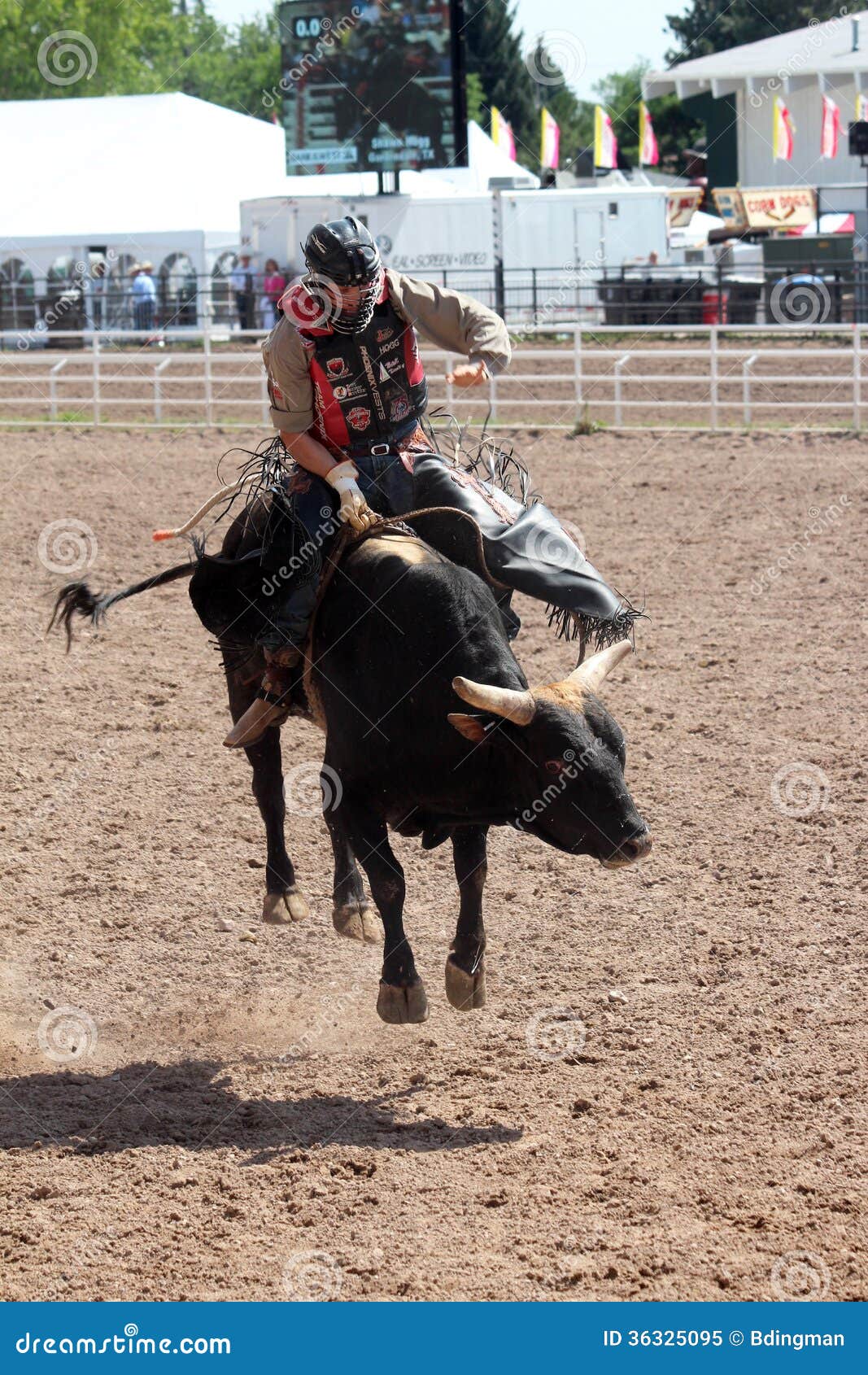 Montar a Caballo De Bull - Cheyenne Frontier Days Rodeo 2013 Imagen ...