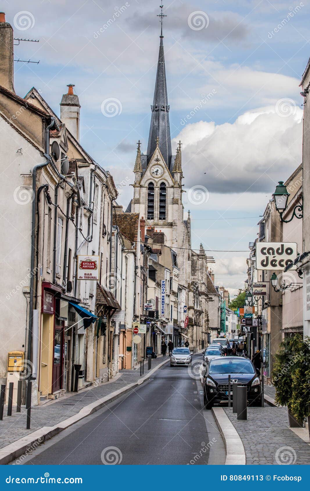 Montargis, France photo stock éditorial. Image du commune - 80849113