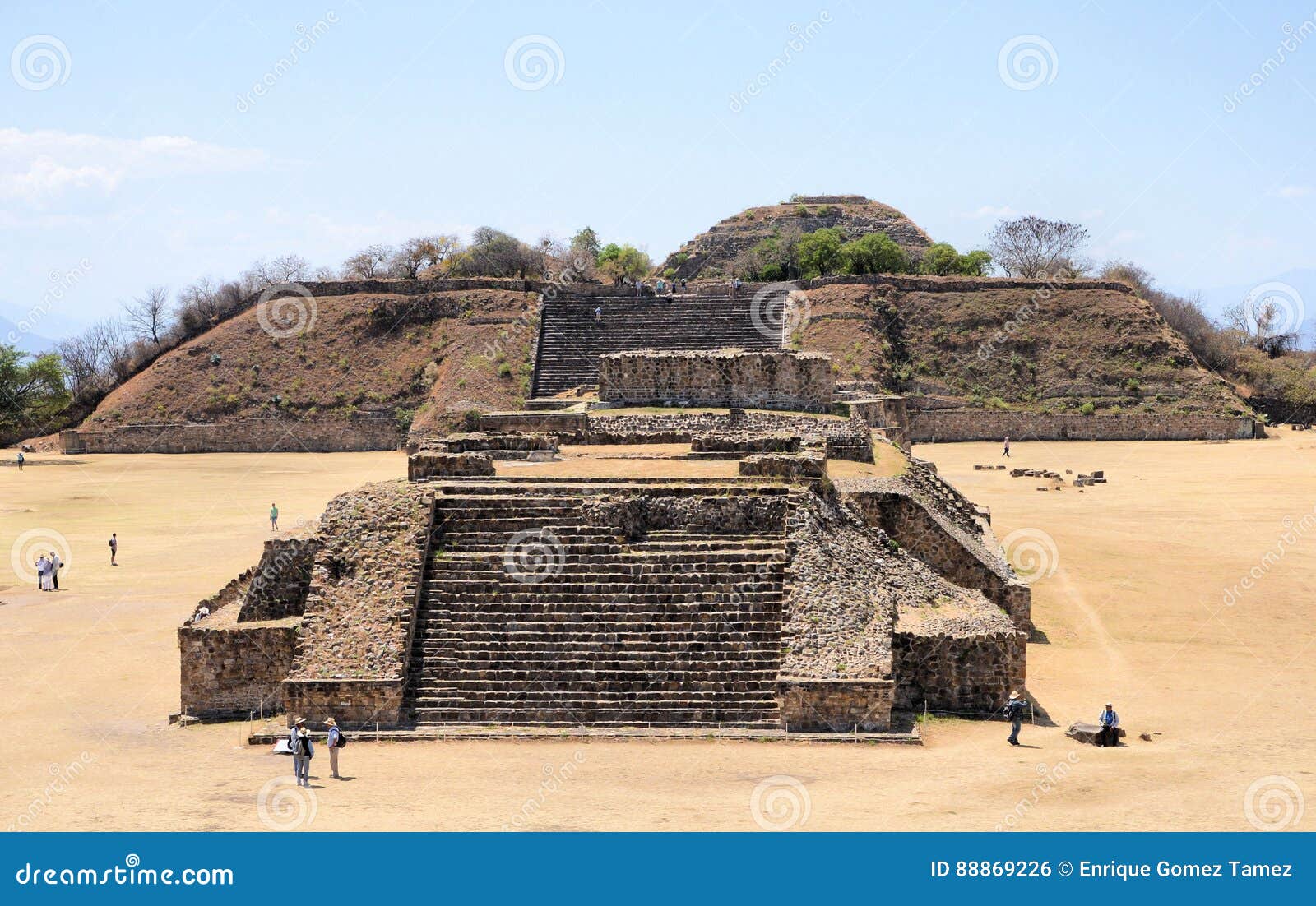 Monte Alban Oaxaca stock photo. Image of monumental, monument - 88869226