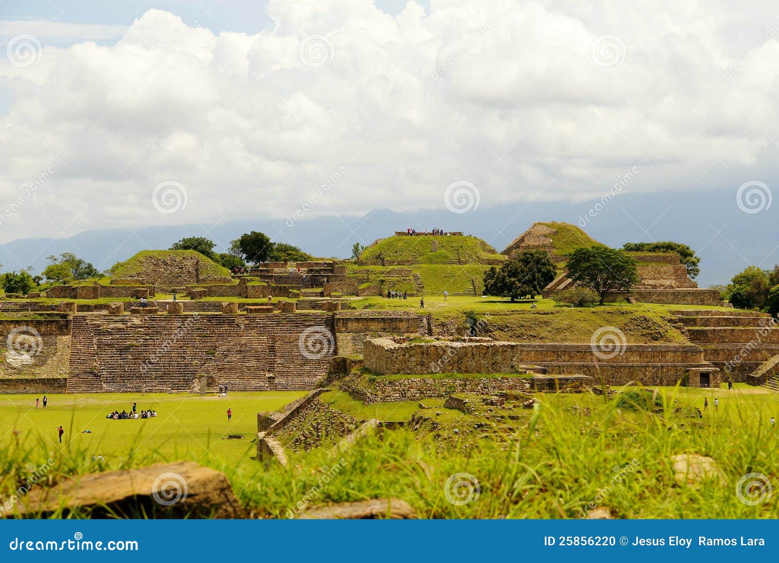 Monte Alban Pyramids in Oaxaca Mexico V Stock Photo - Image of ruin ...