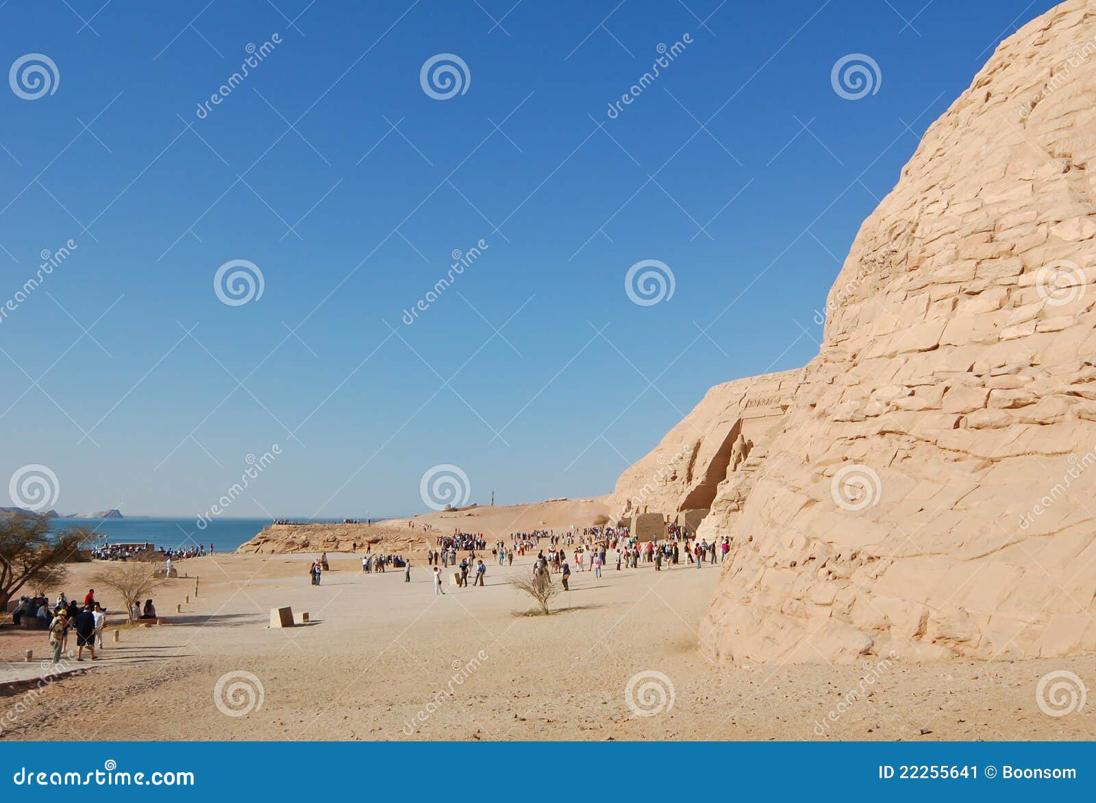 Monte Artificial Do Templo De Abu Simbel Foto Editorial - Imagem de ...