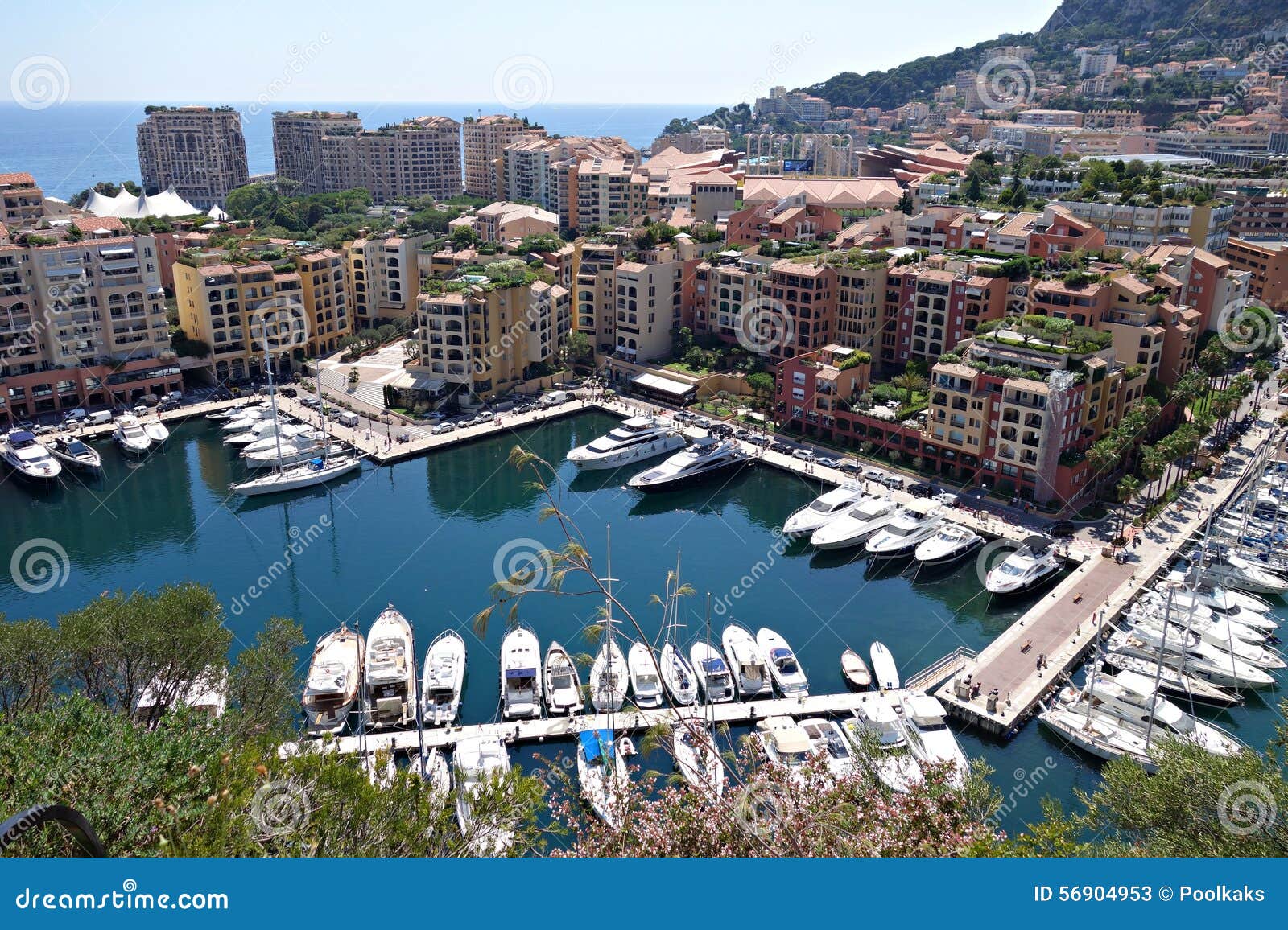 Monte-Carlo city view stock image. Image of sunshine - 56904953