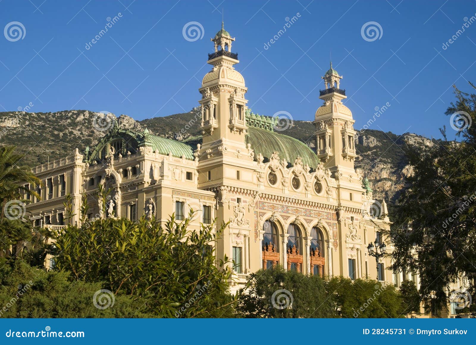 Monte Carlo Opera House stock image. Image of attraction - 28245731