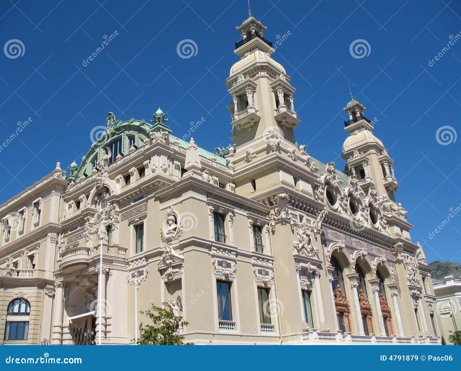 Monte-Carlo: Opera house stock image. Image of design - 4791879