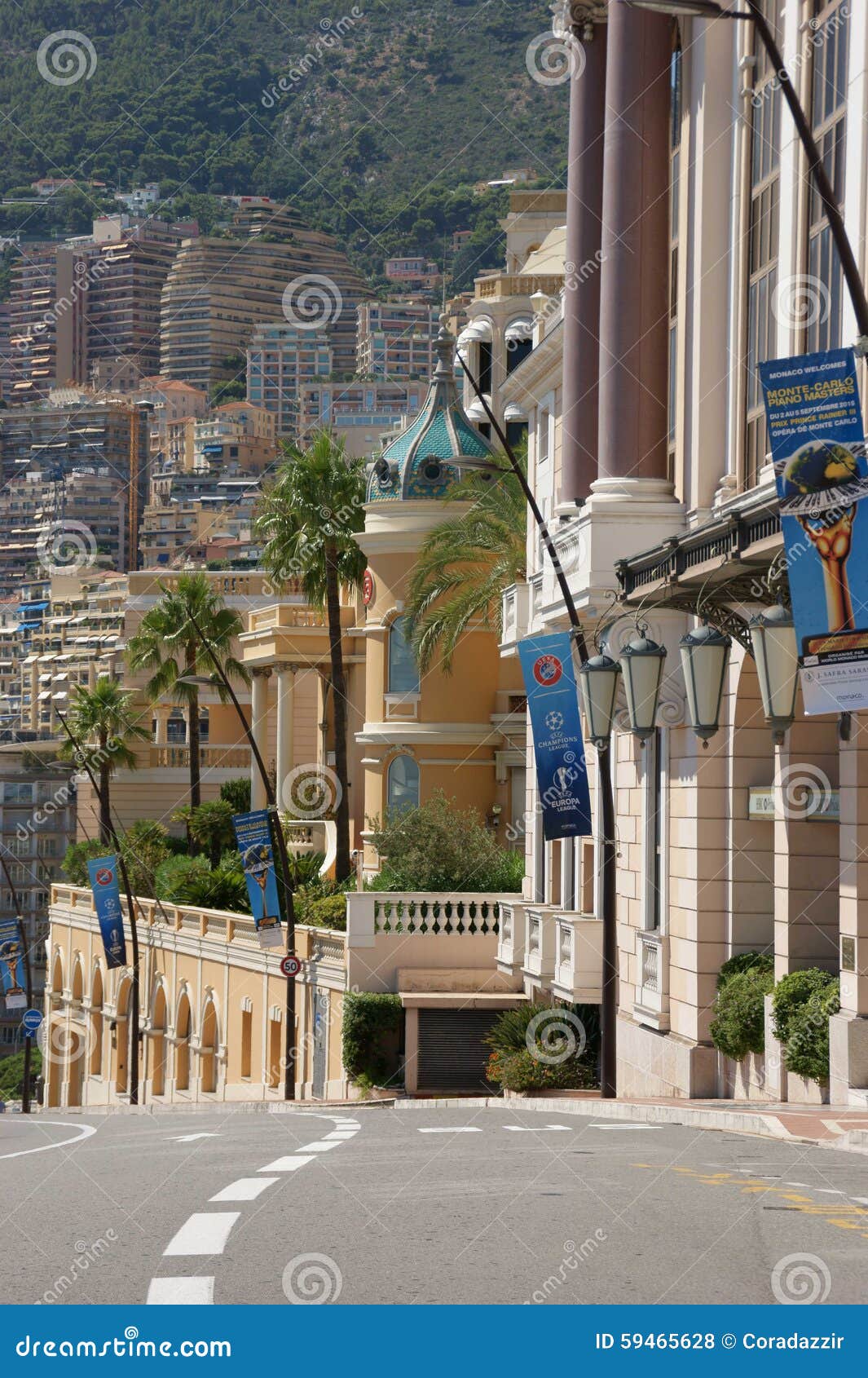 Monte carlo Streets editorial stock photo. Image of monte - 59465628