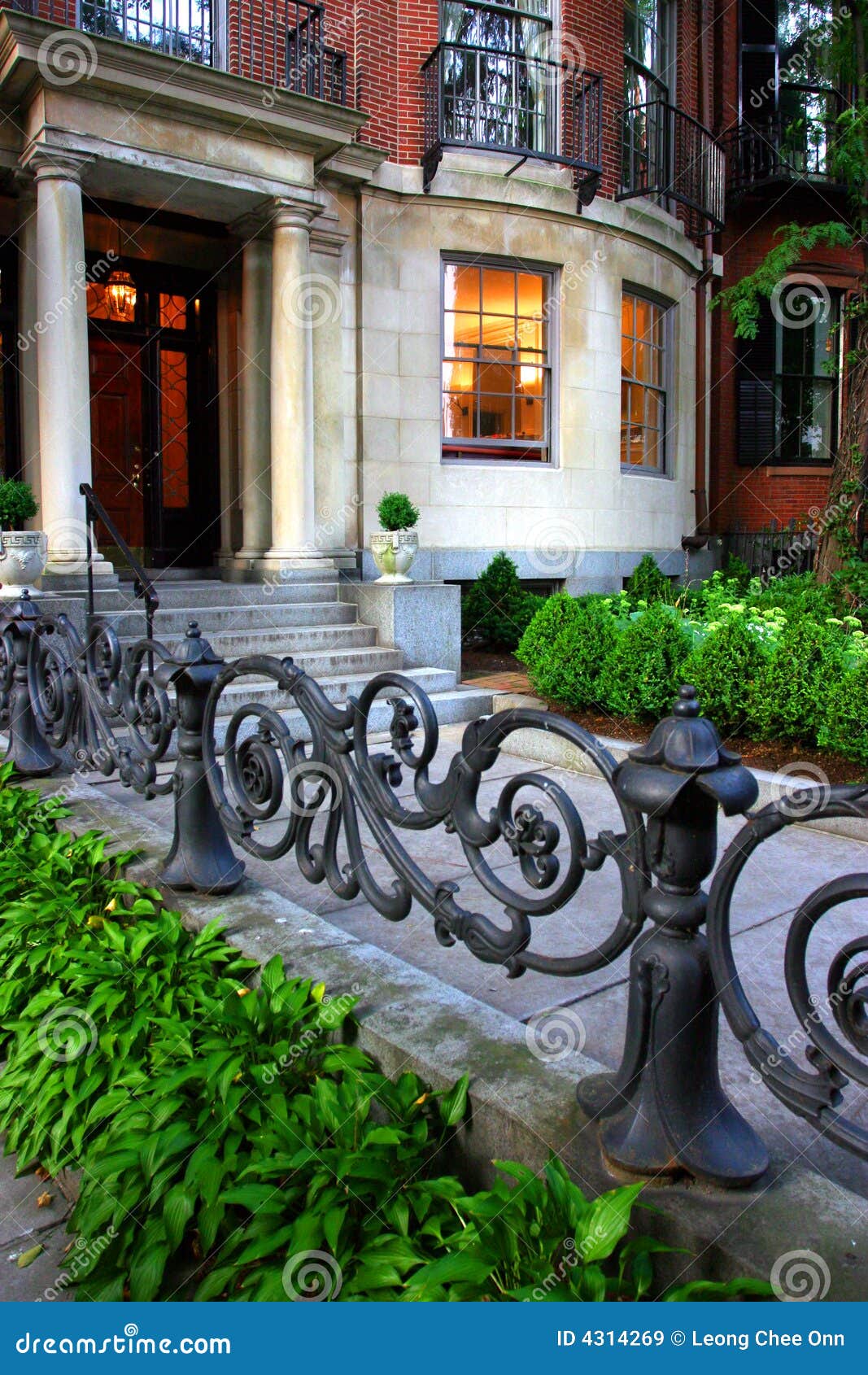 Monte de baliza, Boston imagem de stock. Imagem de georgiana - 4314269