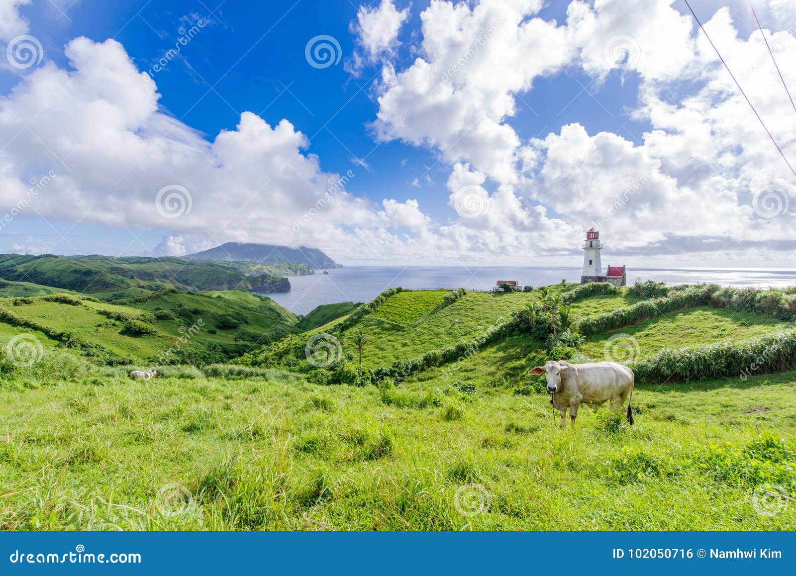 Monte De Mahatao Na Ilha De Batan, Batanes Foto de Stock - Imagem de ...