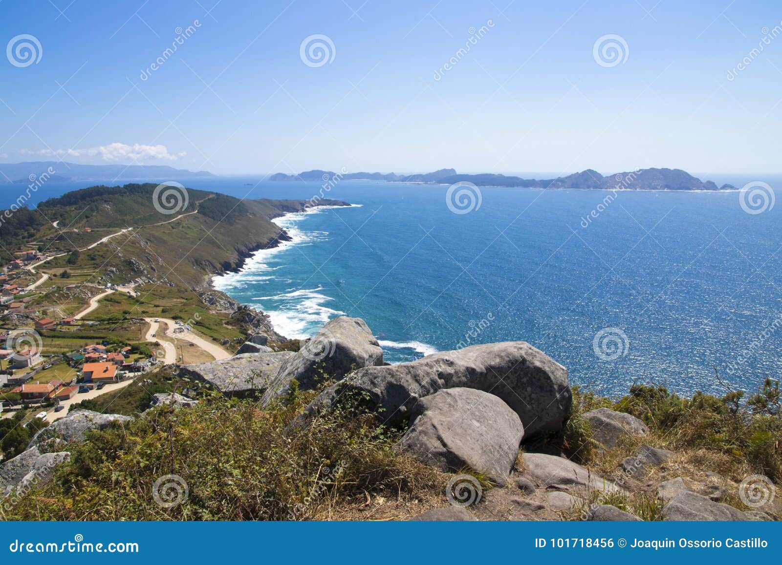Monte Font Facho, Galicie, Espagne Photo éditorial - Image du clair ...