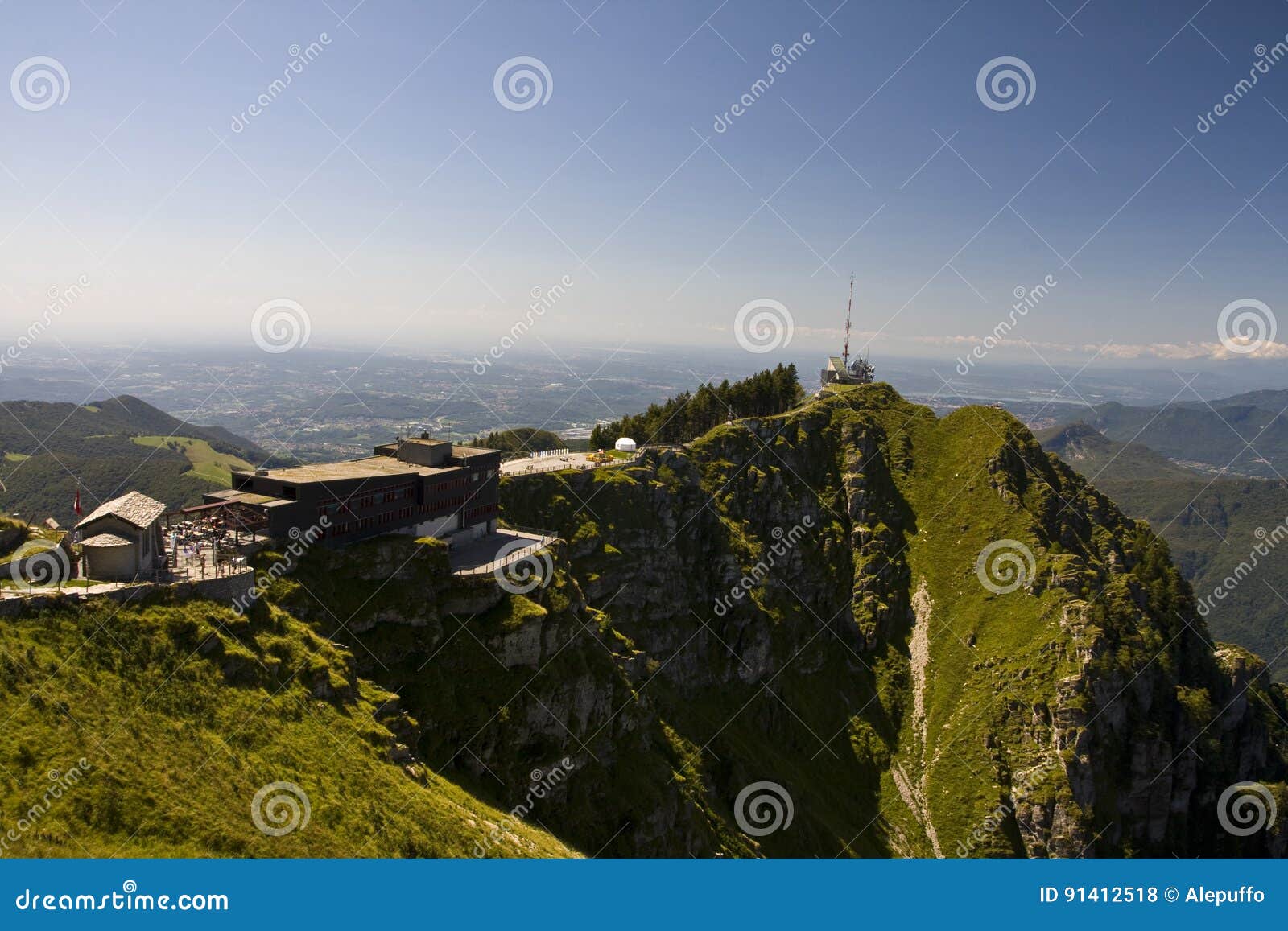 Monte Generoso stock photo. Image of view, outdoors, switzerland - 91412518