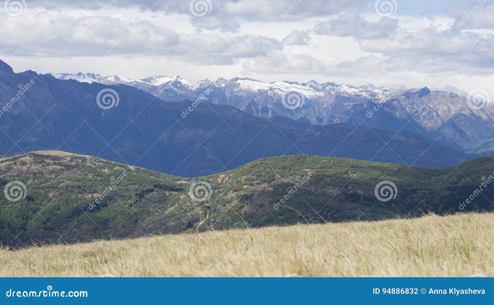 On the Monte Lema Mountain Switzerland Stock Photo - Image of tourism ...