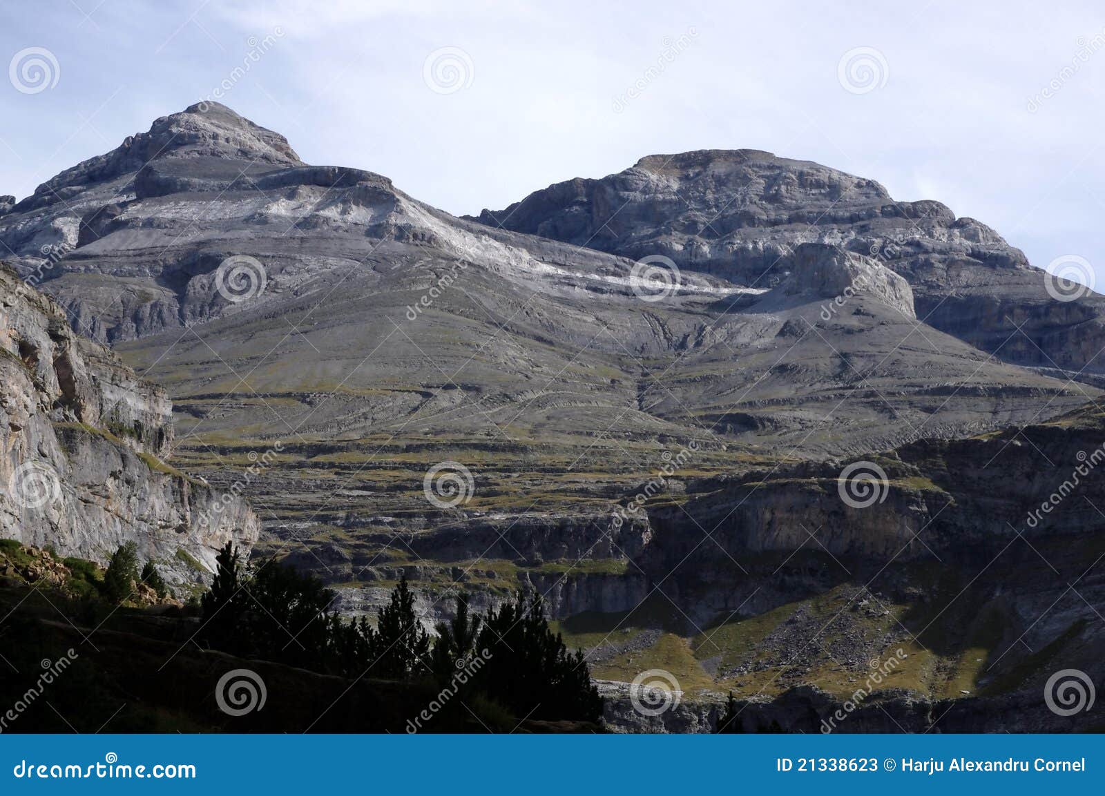 Monte Perdido In Ordesa National Park, Huesca. Spain. Royalty-Free ...