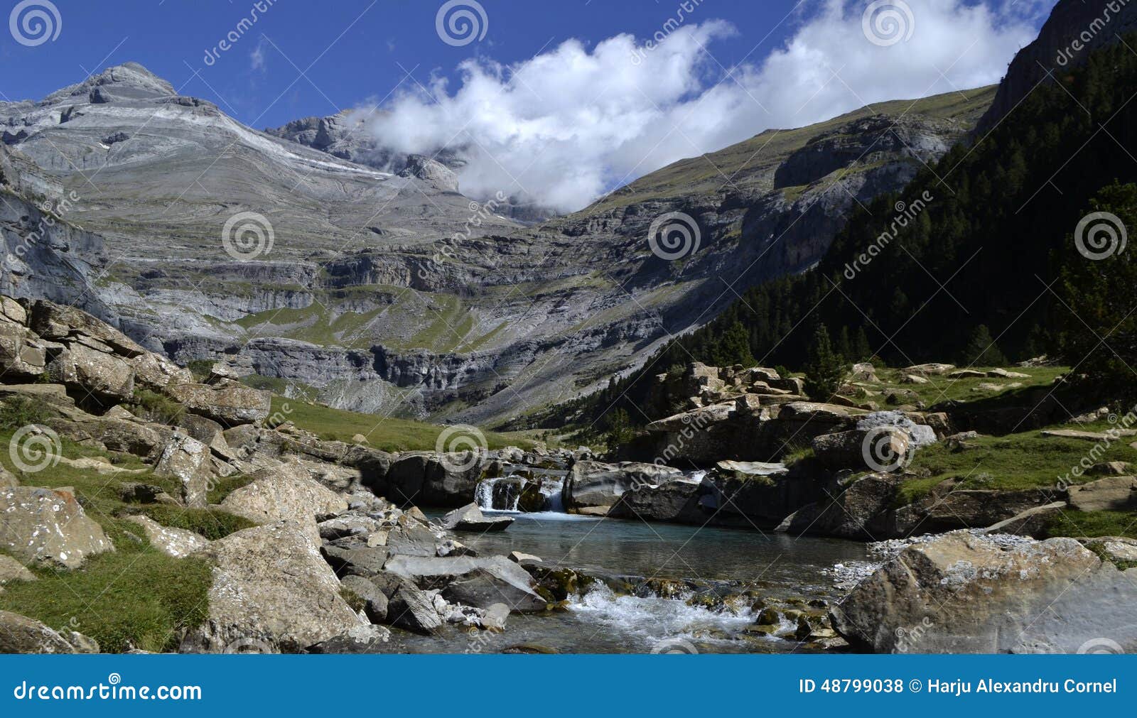Monte Perdido stock photo. Image of anisclo, national - 48799038