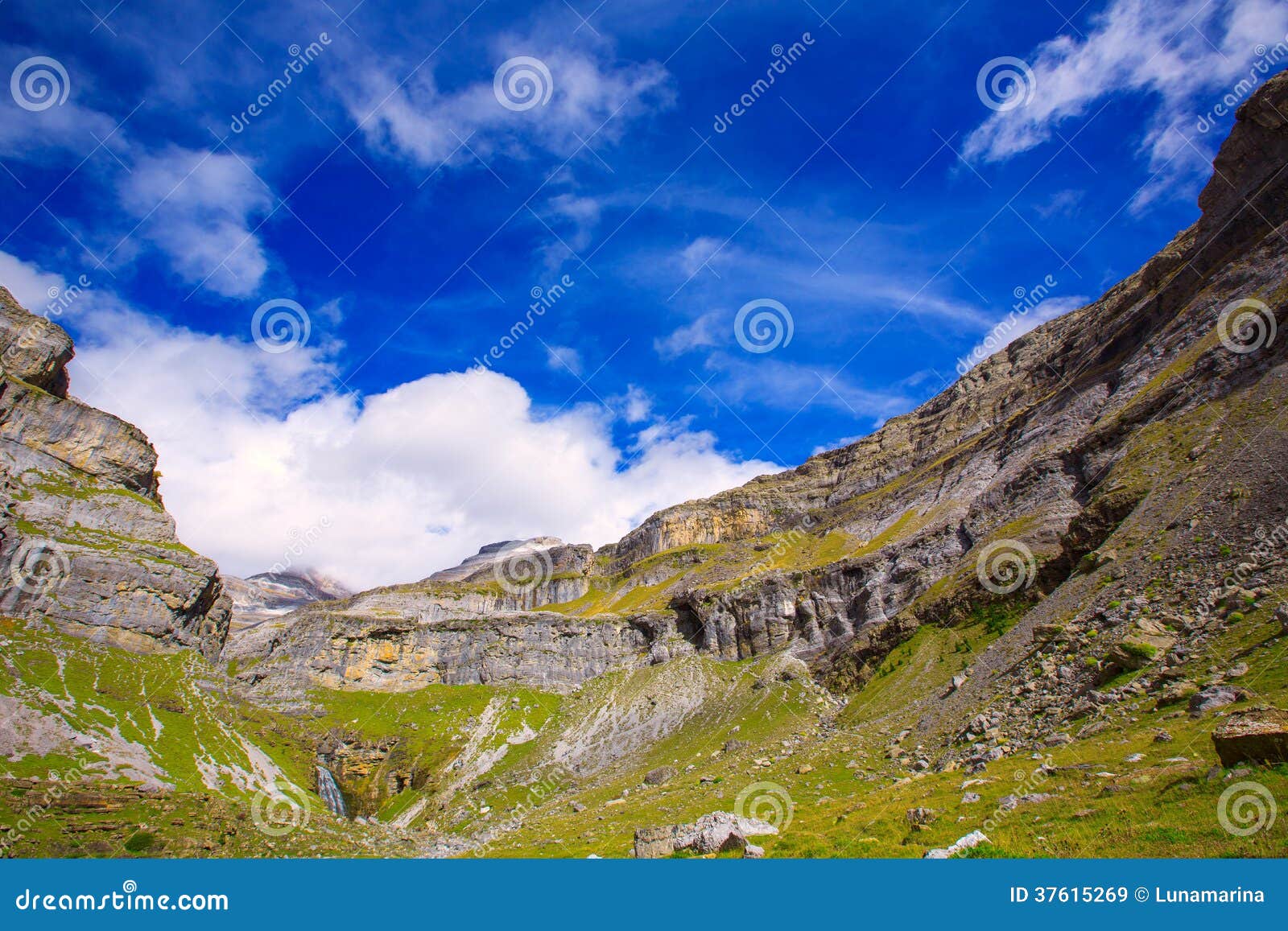 Monte Perdido In Ordesa National Park, Huesca. Spain. Royalty-Free ...