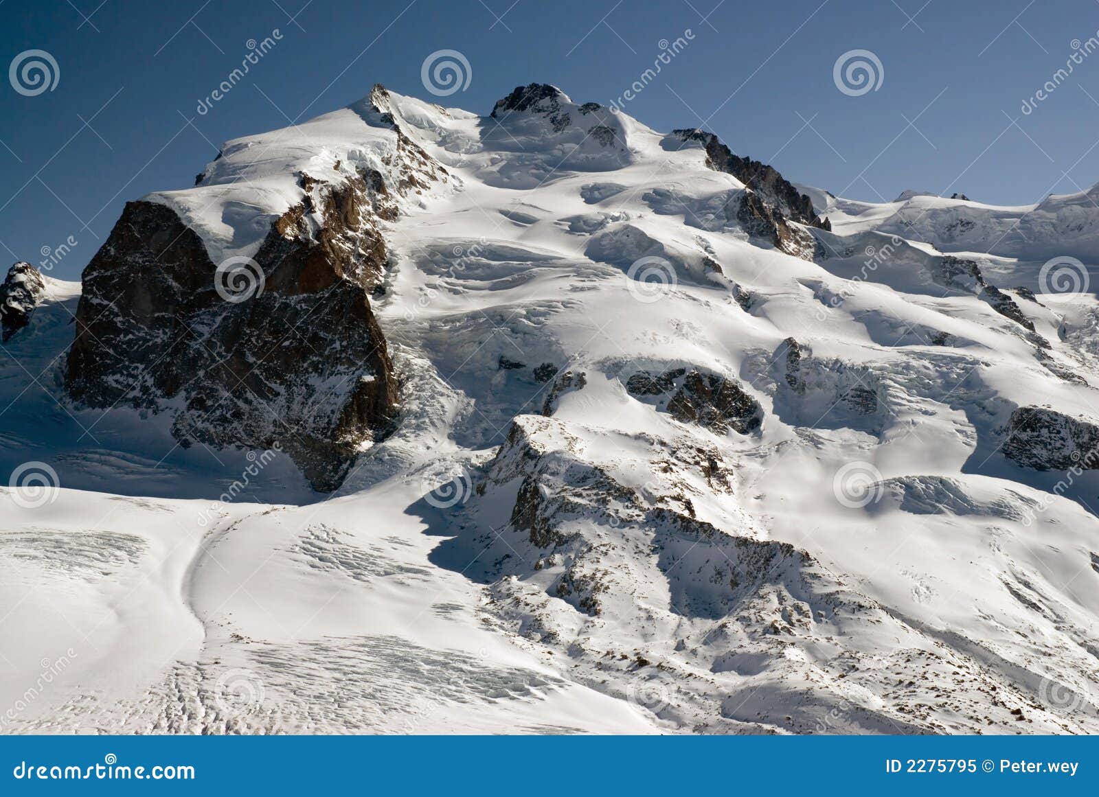 Monte Rosa stock image. Image of switzerland, landscape - 2275795
