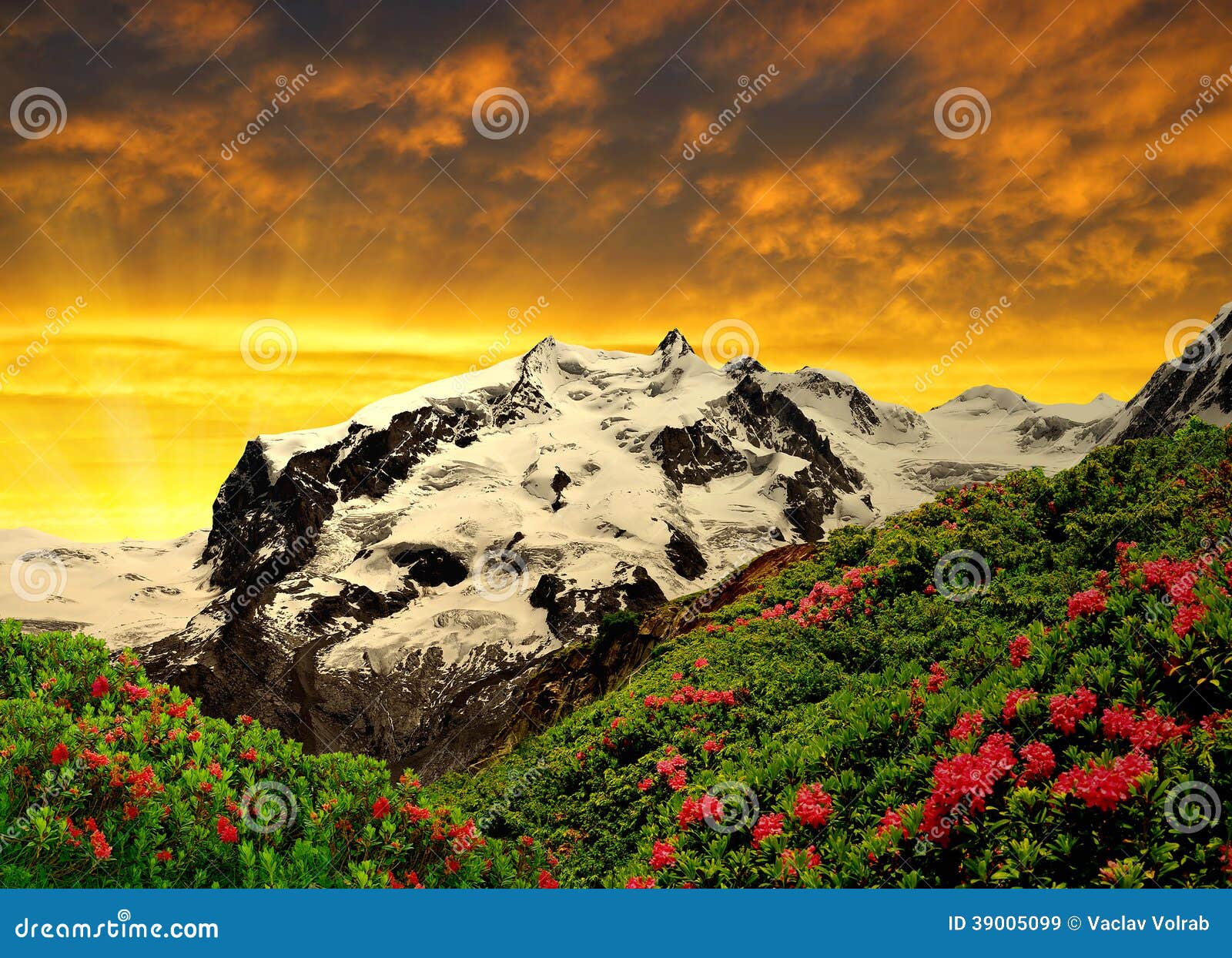 Monte Rosa stock image. Image of alps, scenic, rocky - 39005099