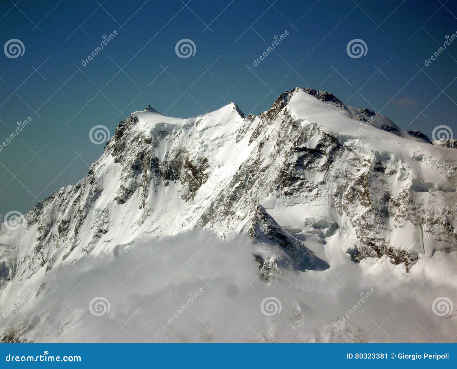 Monte rosa stock image. Image of monte, view, summit - 80323381