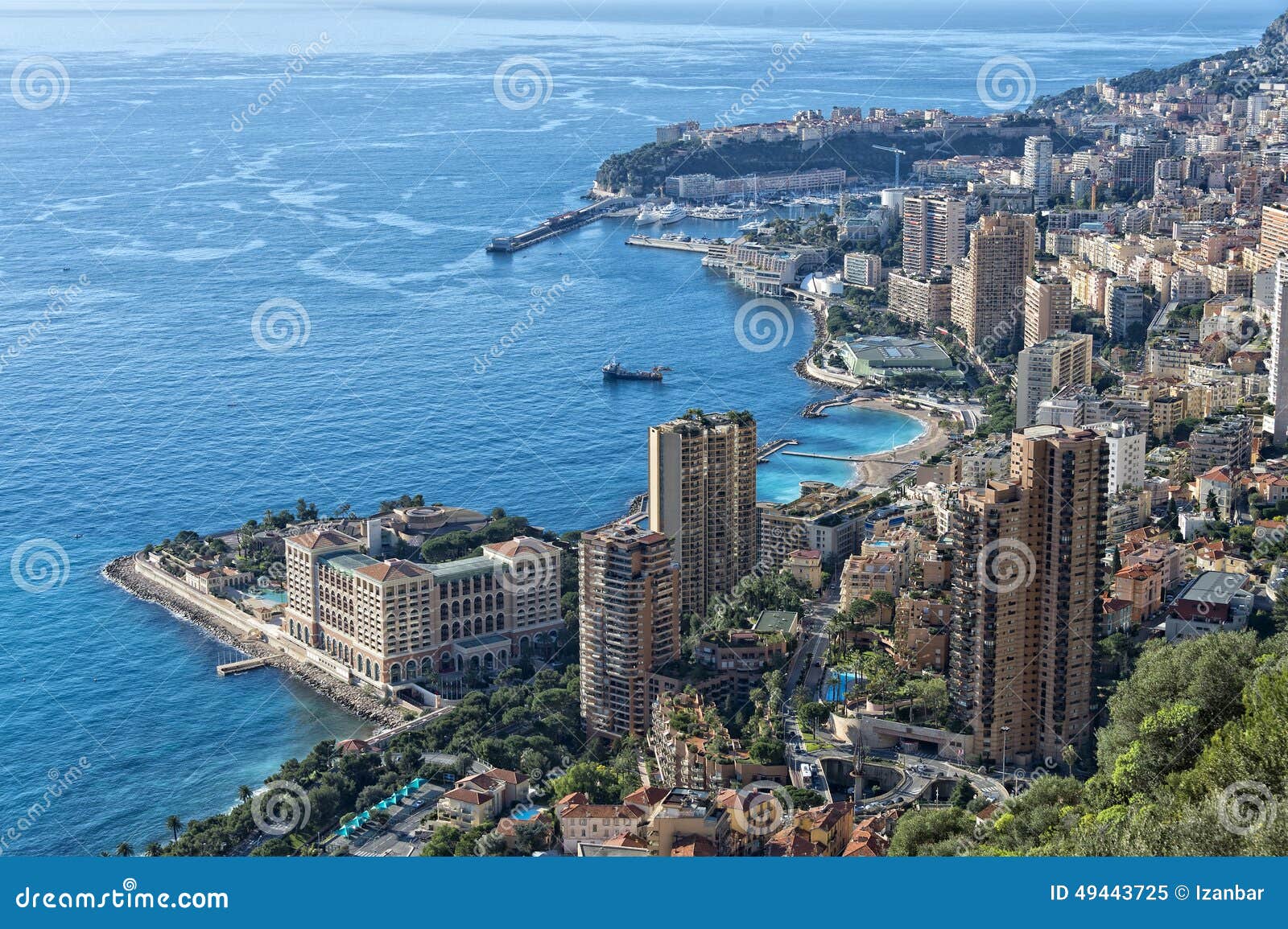 Montecarlo, Monaco, City Skyline Panorama Royalty-Free Stock Photo ...