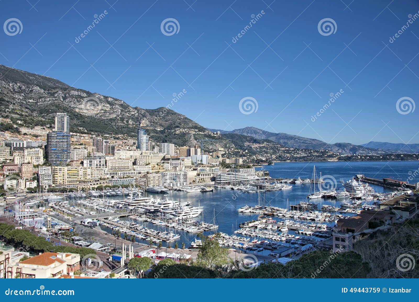 Montecarlo monaco panorama stock image. Image of casino - 49443759