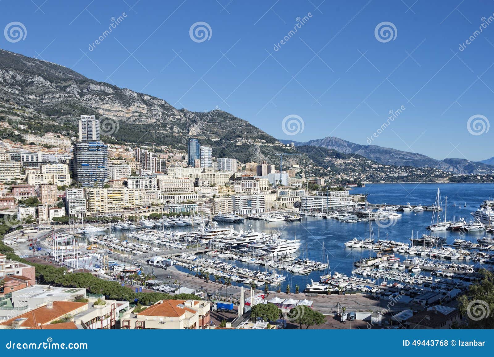 Montecarlo, Monaco, City Skyline Panorama Royalty-Free Stock Photo ...