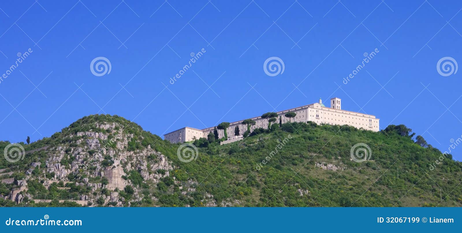 Montecassino stock image. Image of monastery, europe - 32067199