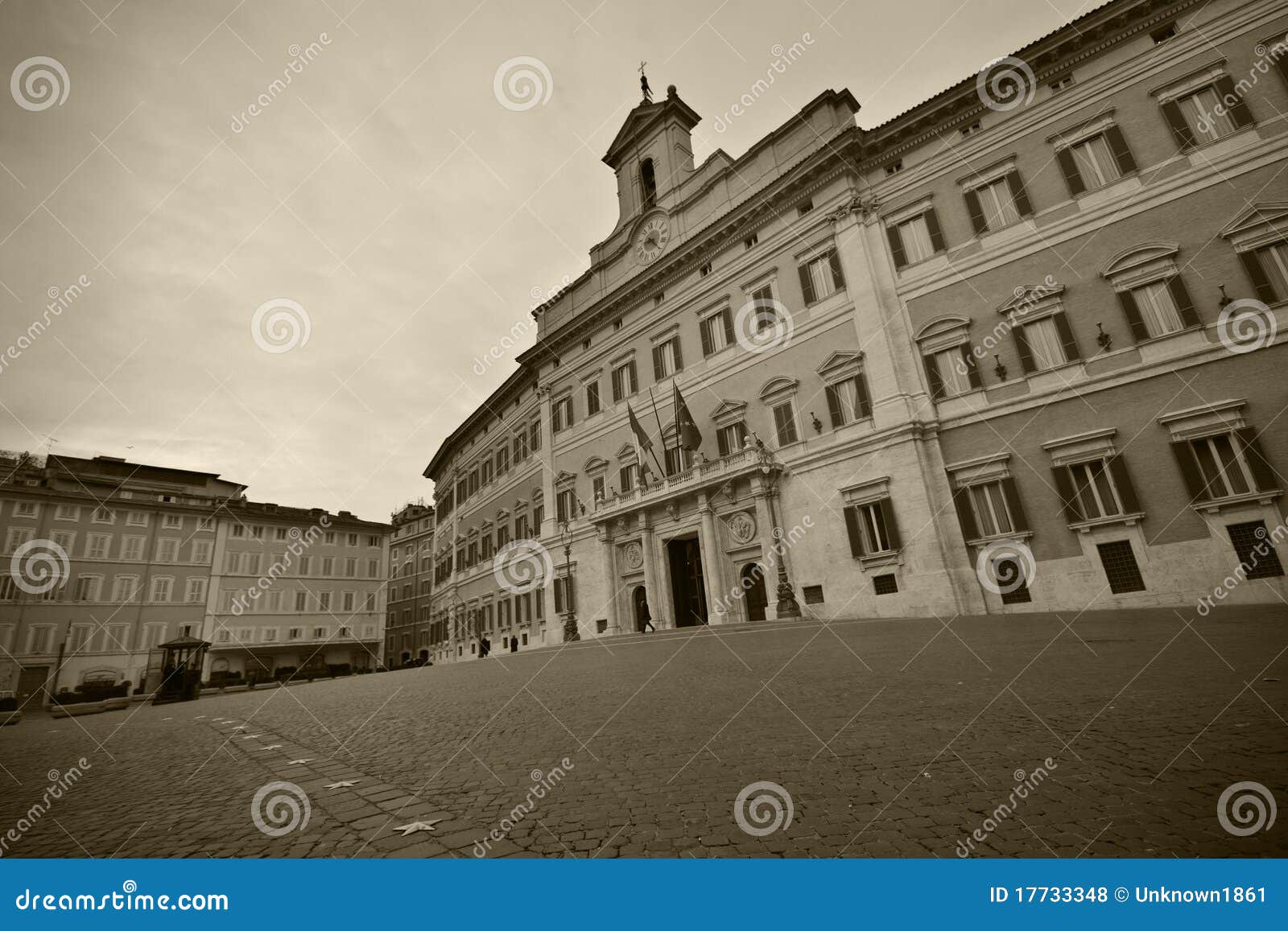 Montecitorio in Rome stock photo. Image of montecitorio - 17733348