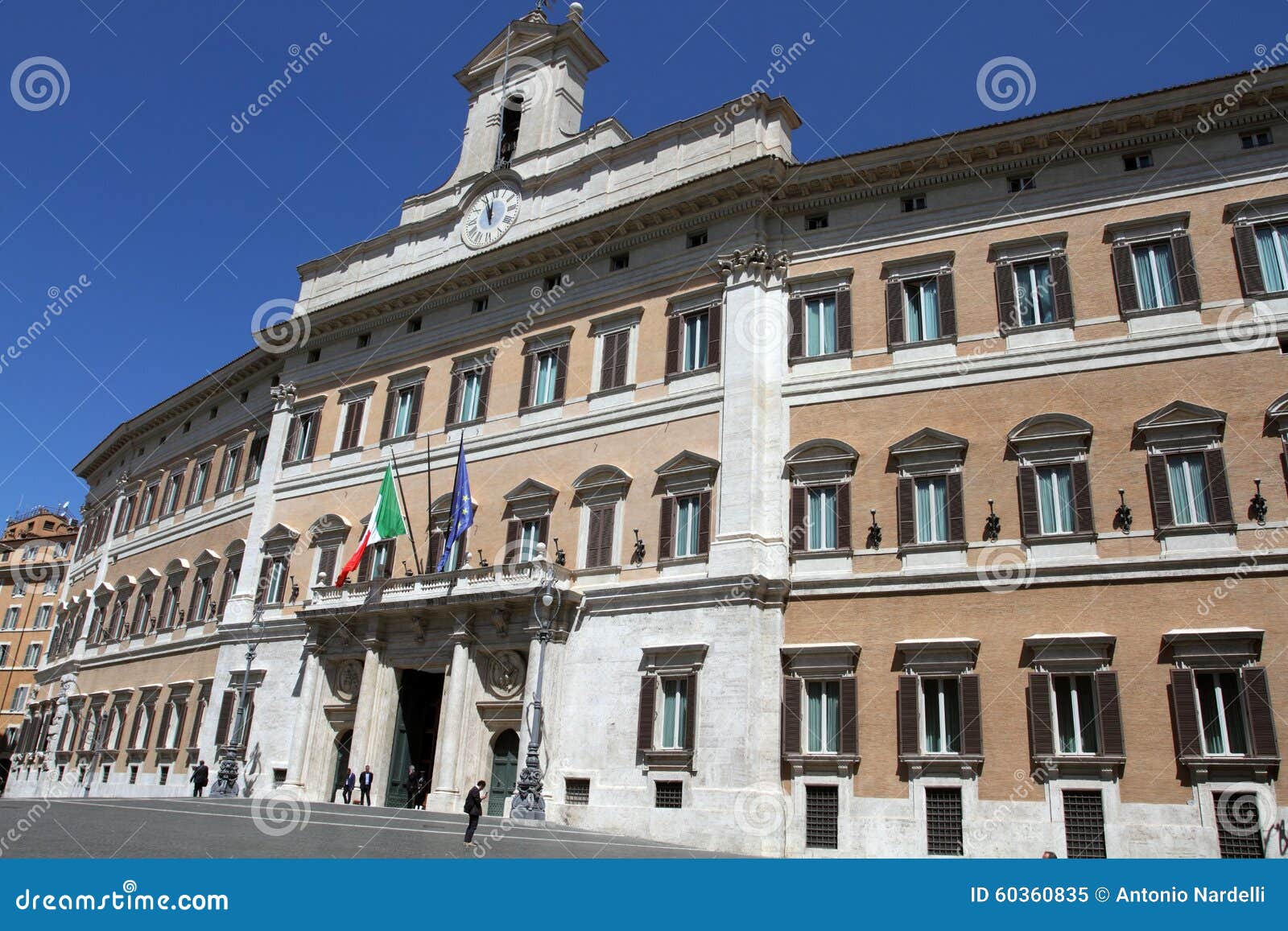 Montecitorio stock image. Image of city, facade, history - 60360835