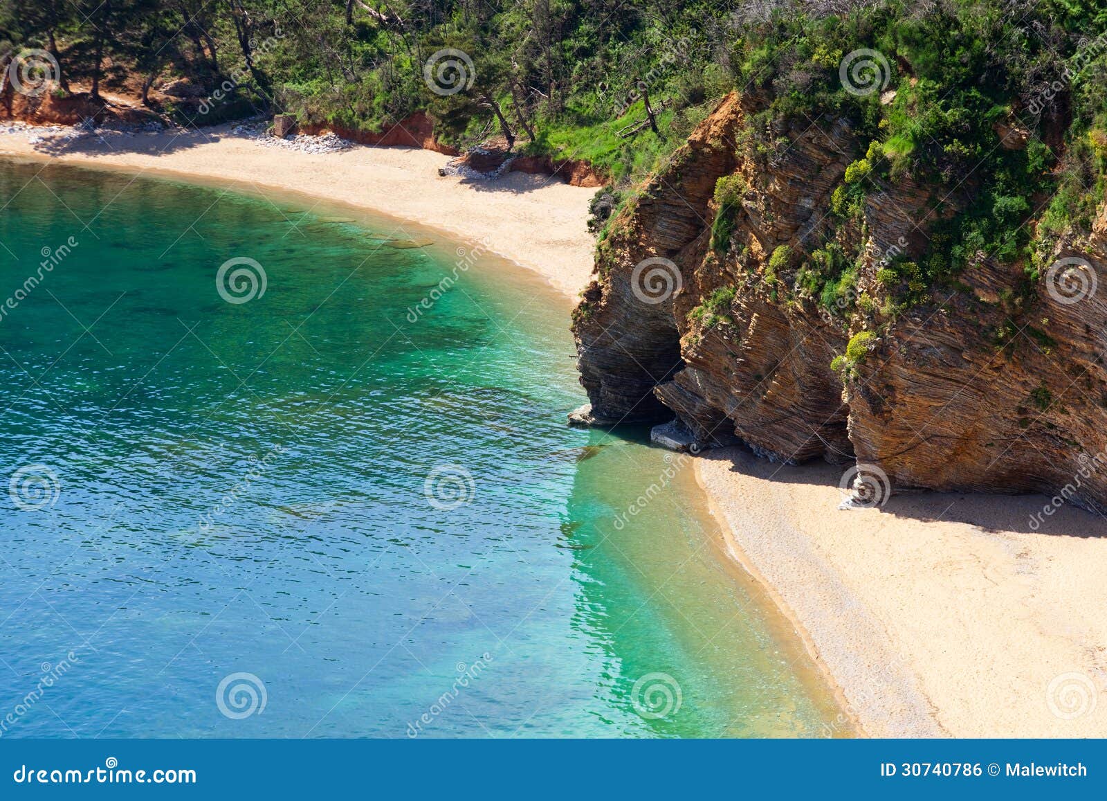 Montenegro beaches-3 stock photo. Image of outdoor, rocks - 30740786