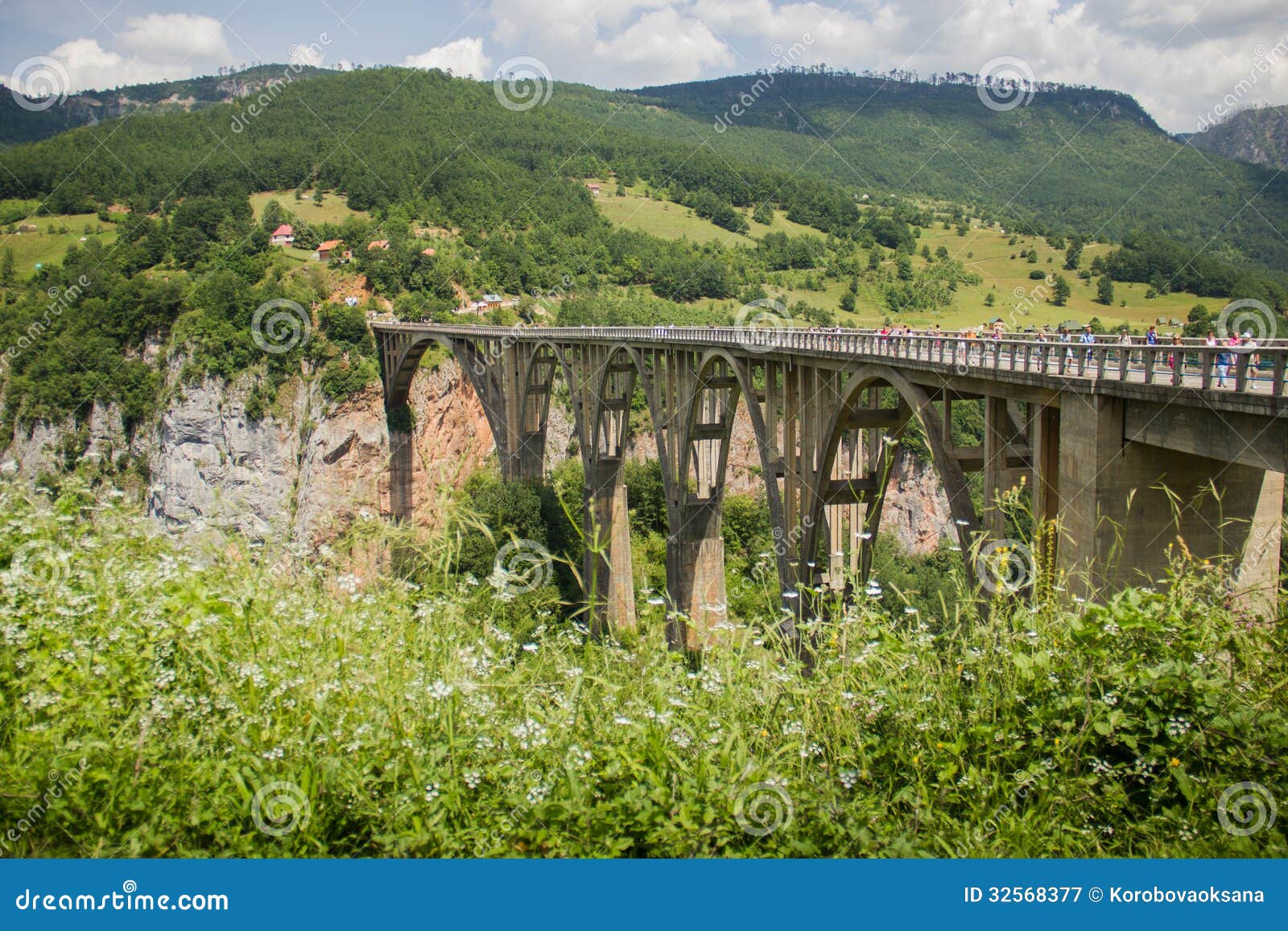 Montenegro, the Bridge Dzhurdzhevicha Editorial Photography - Image of ...