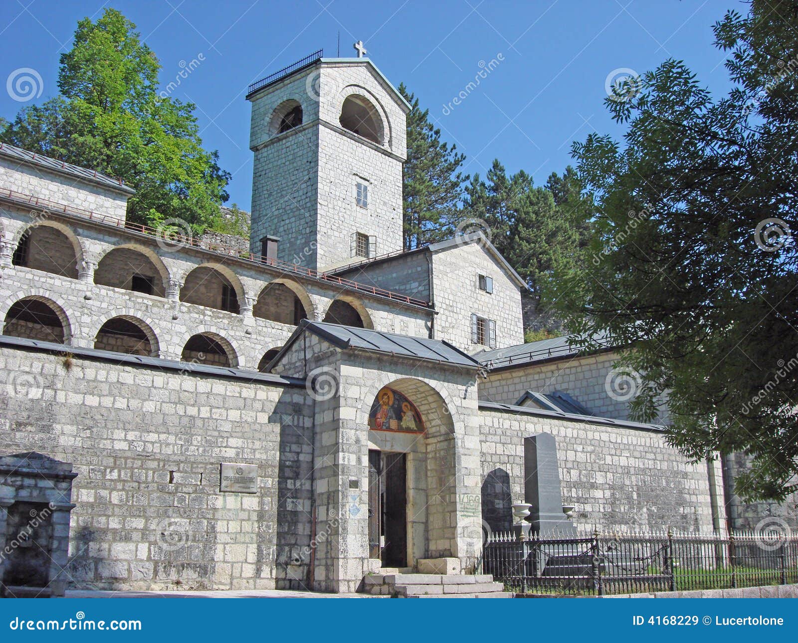 Montenegro. Cetinje stock image. Image of religion, john - 4168229