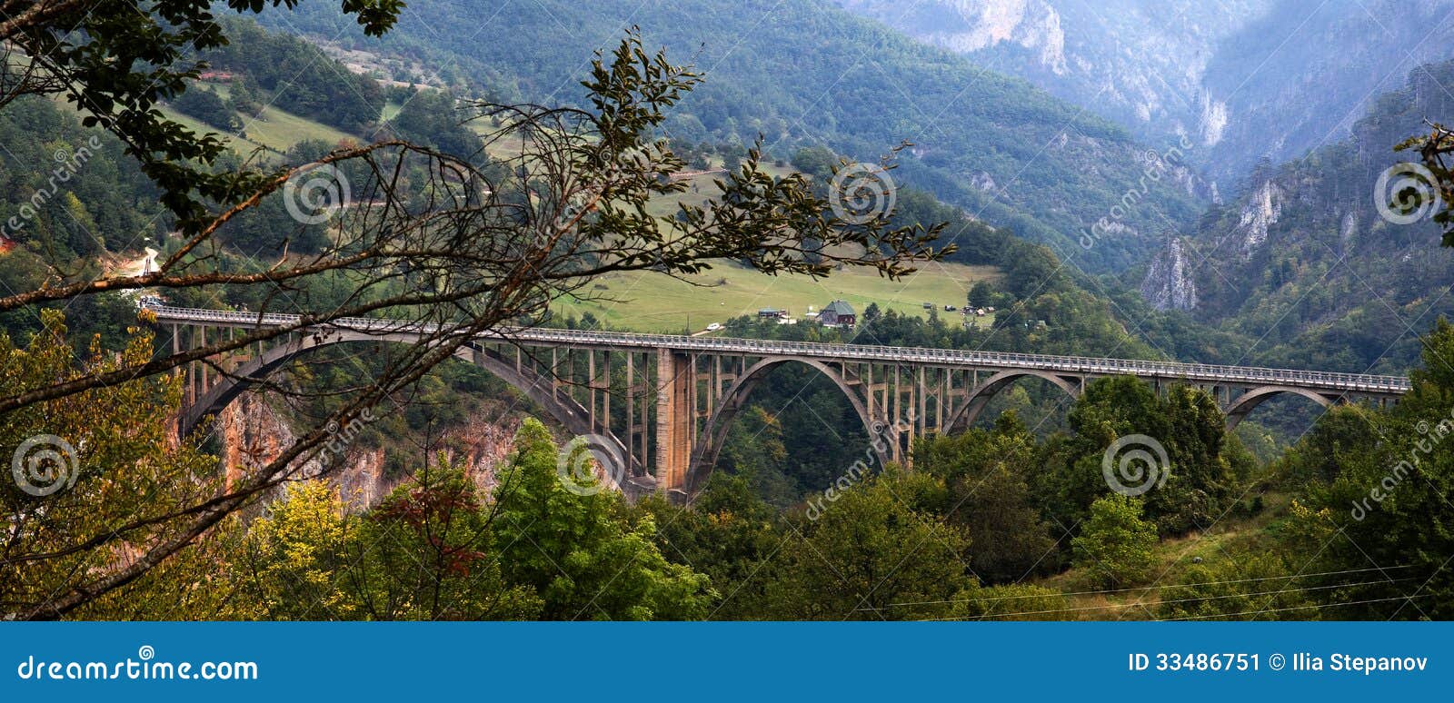 Montenegro. stock image. Image of trees, summer, valley - 33486751