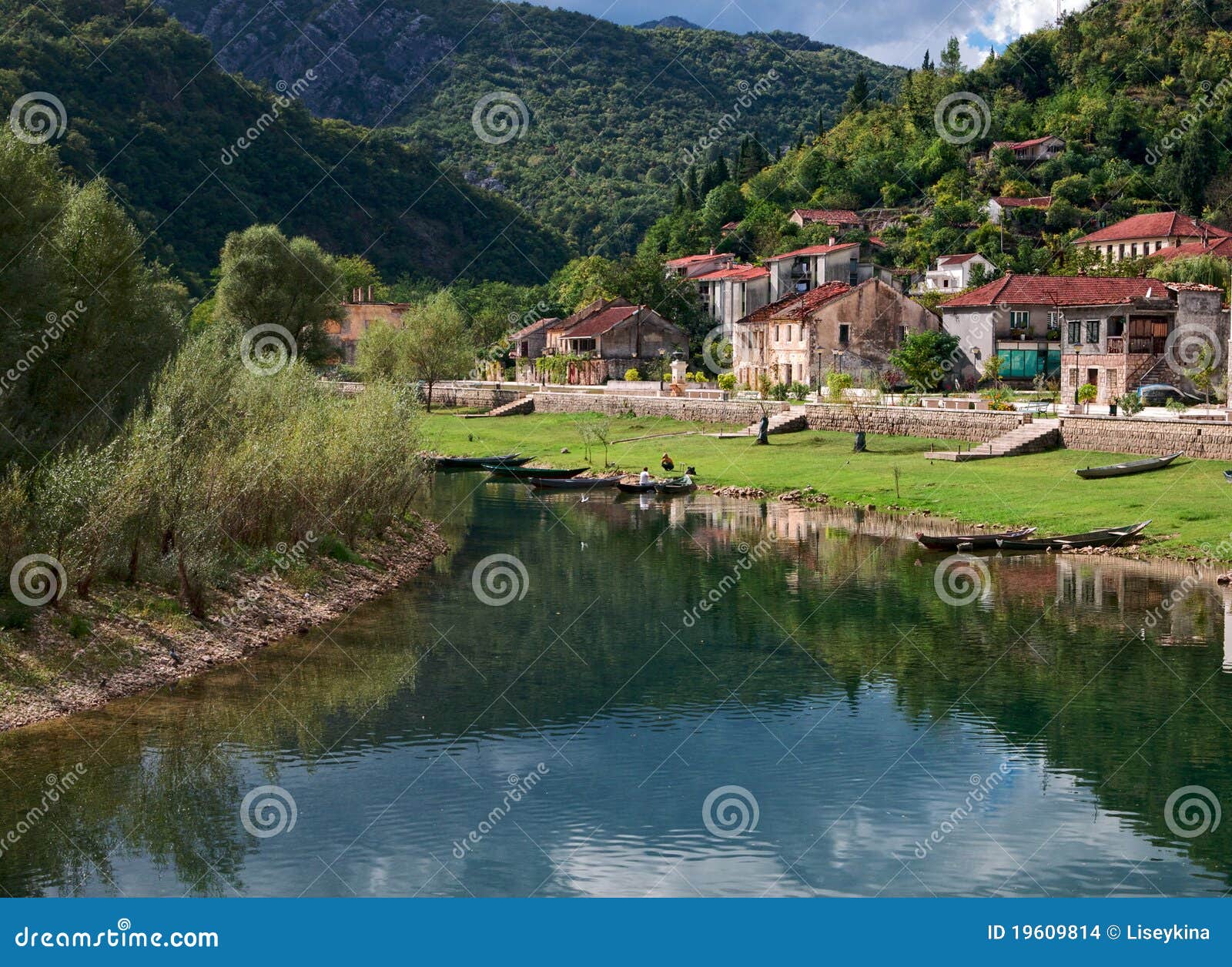 Montenegro landscape stock photo. Image of antique, broken - 19609814