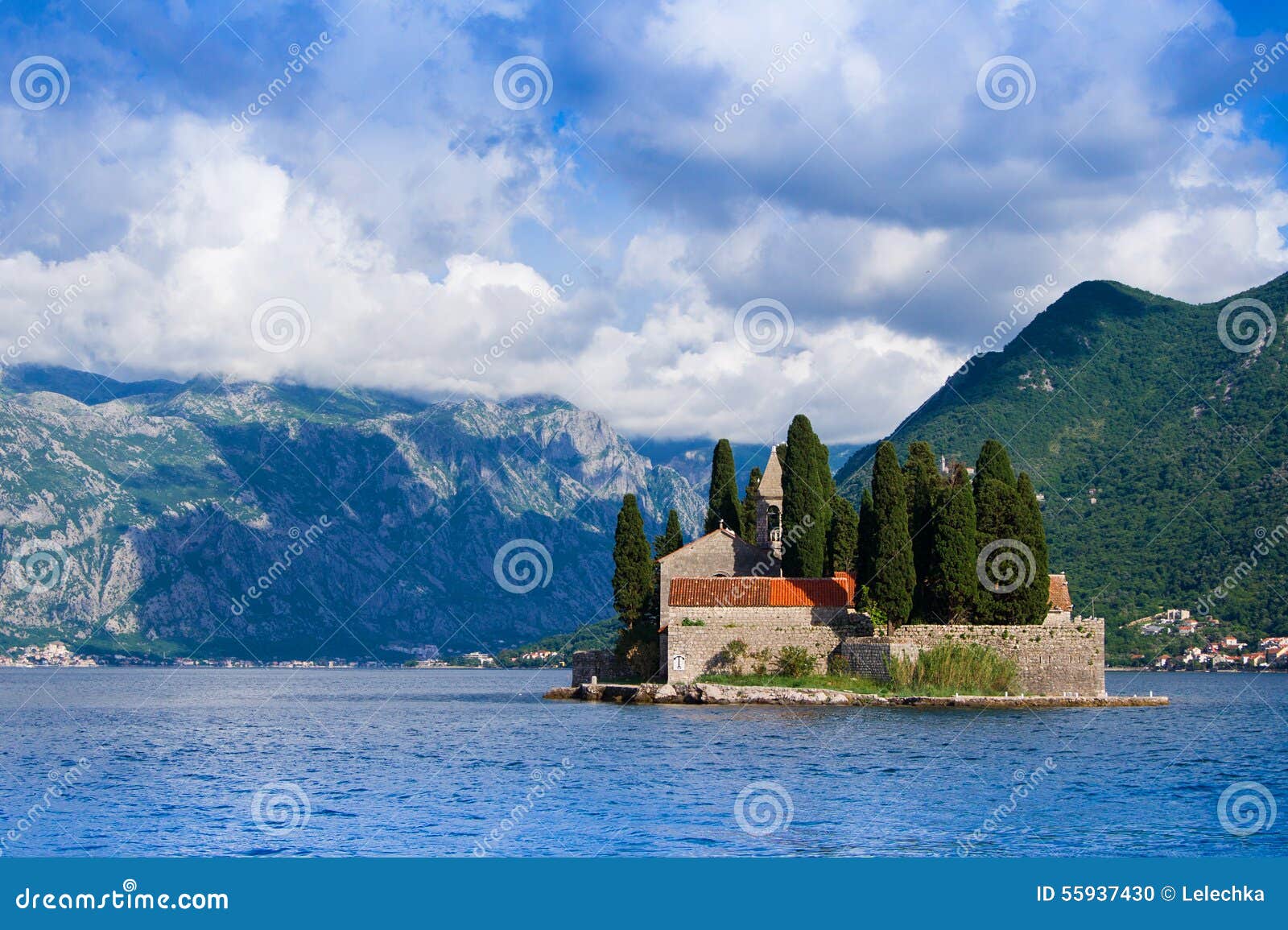 Montenegro landscape stock photo. Image of architecture - 55937430