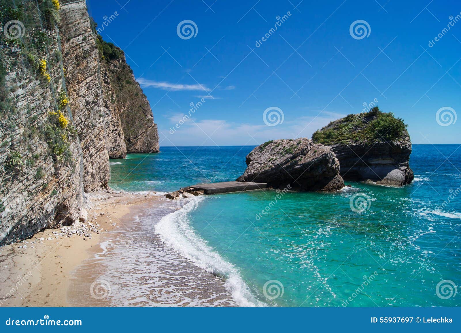 Montenegro landscape stock image. Image of resort, beautiful - 55937697