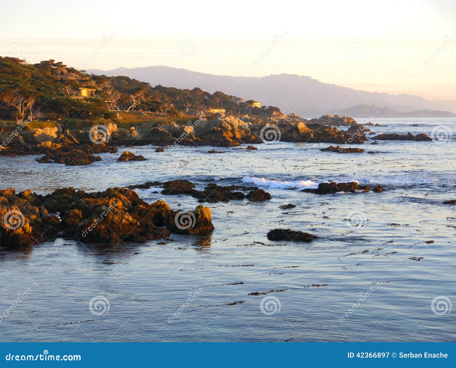 Monterey, California stock image. Image of sunset, dusk - 42366897