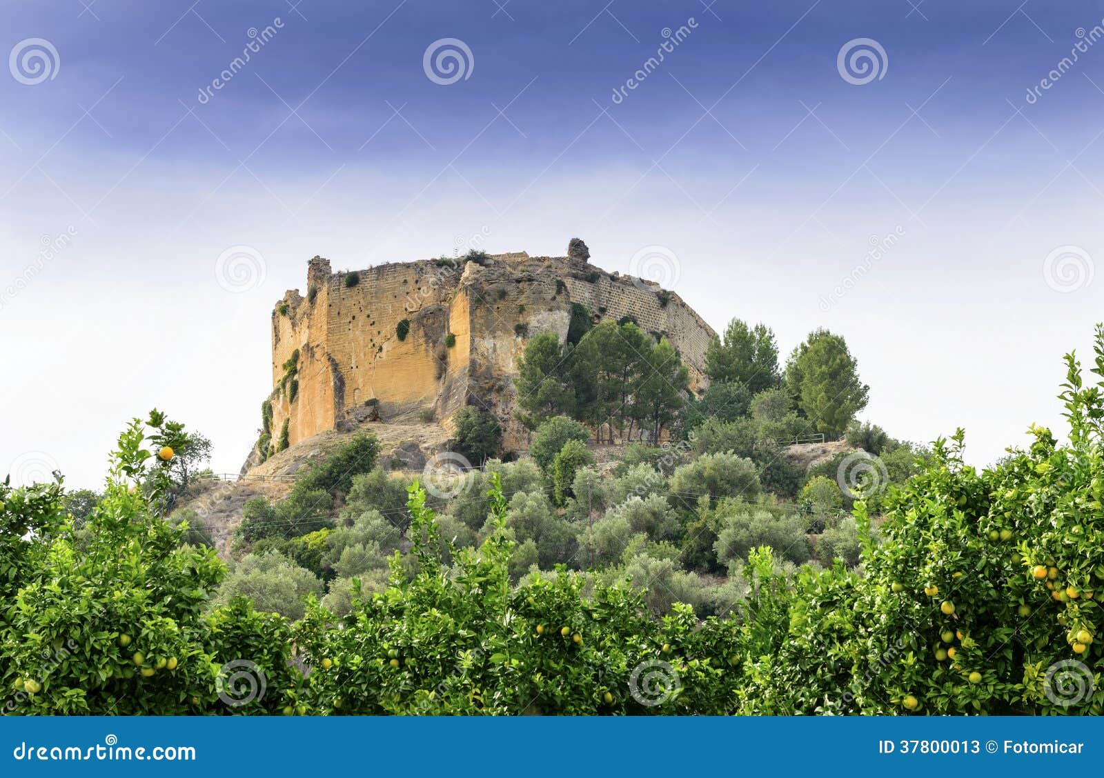 Montesa Castle stock image. Image of destination, spain - 37800013