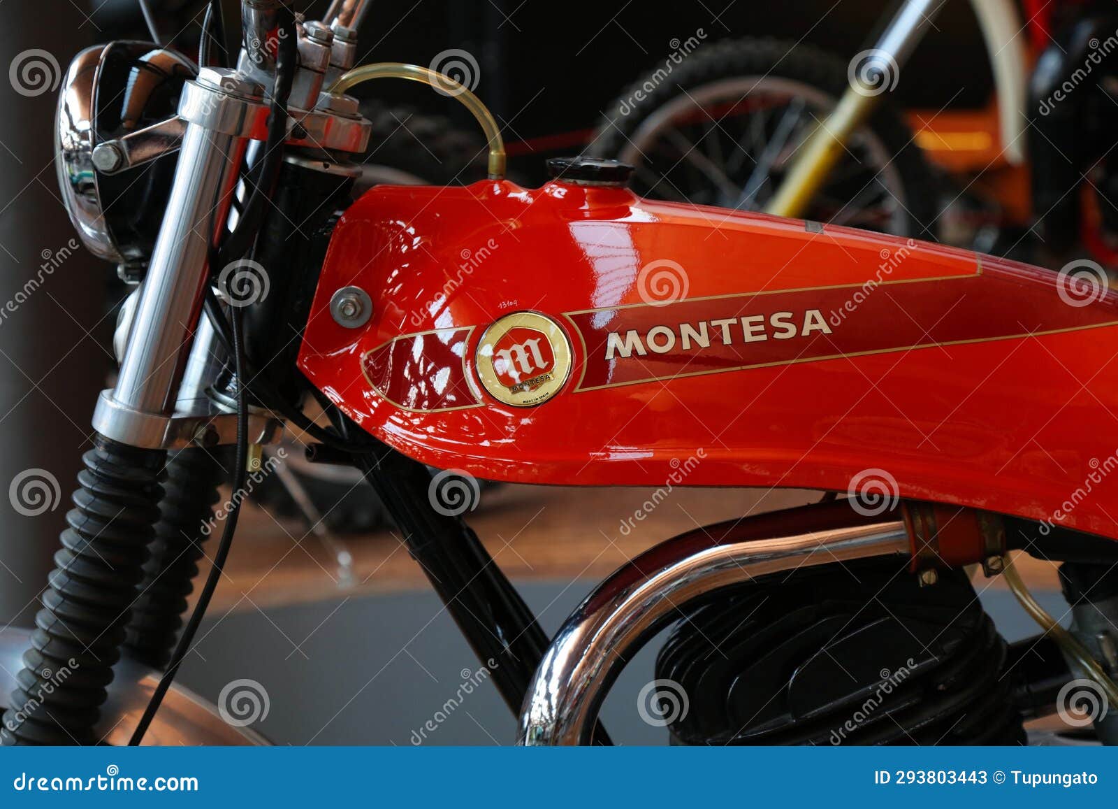 Montesa Spanish motorcycle editorial stock photo. Image of collectible ...