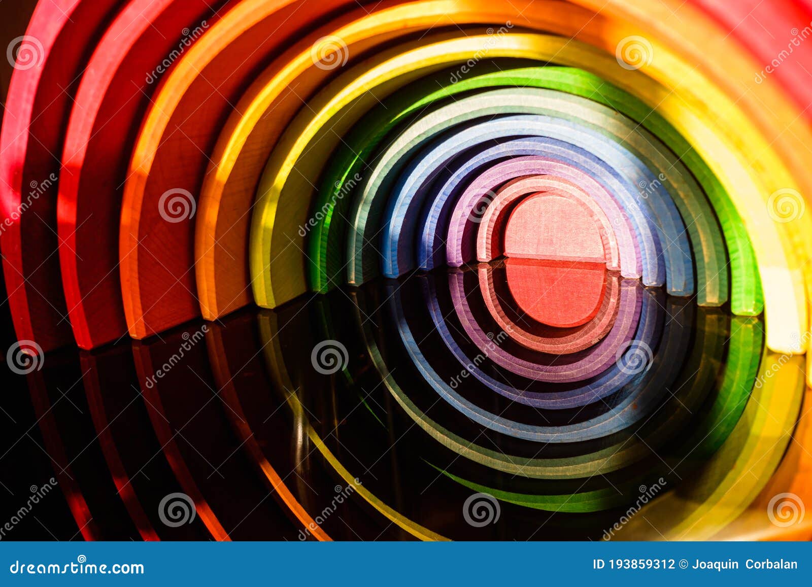 Montessori Wooden Rainbow Stacker, Educational Stacking Game for ...