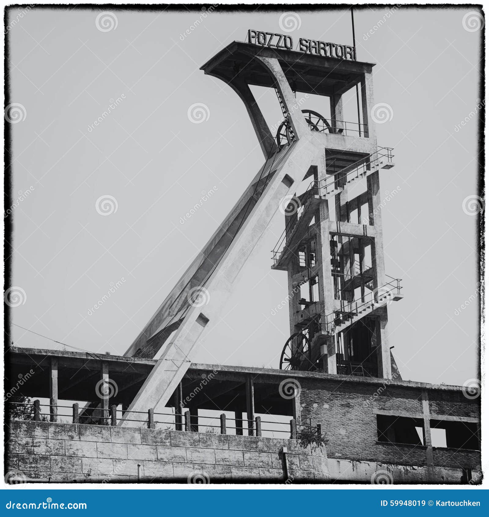 Montevecchio Mine stock image. Image of earth, landmark - 59948019