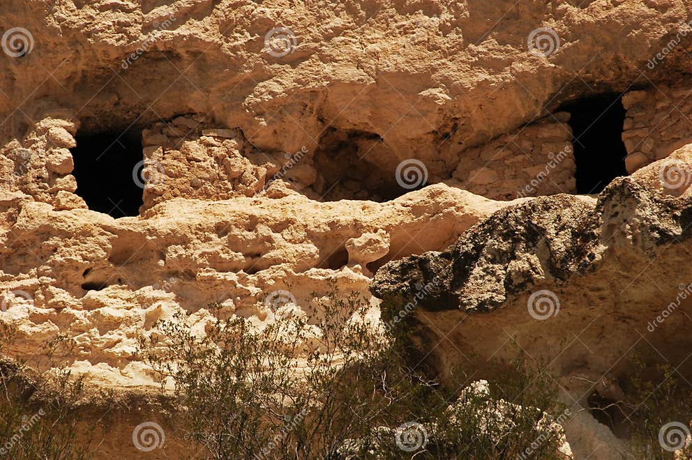 Montezuma S Castle Storage Rooms Stock Image - Image of monument, park ...