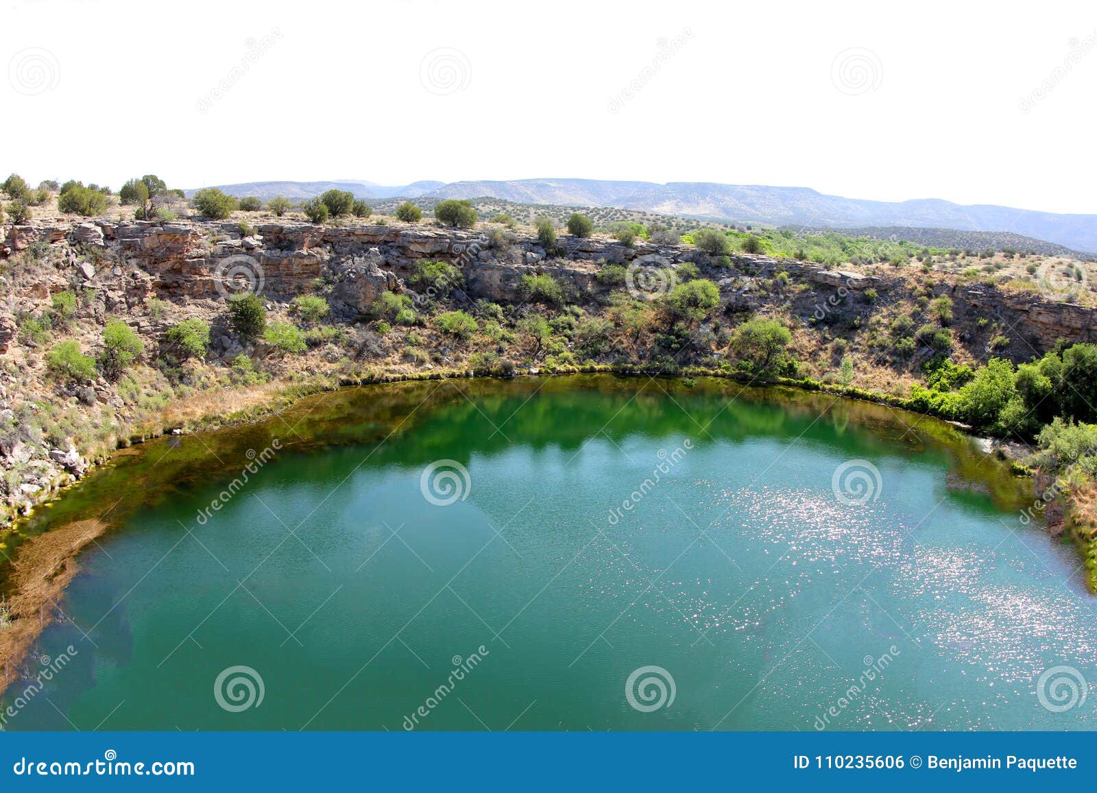 Montezuma well in Arizona stock photo. Image of spring - 110235606