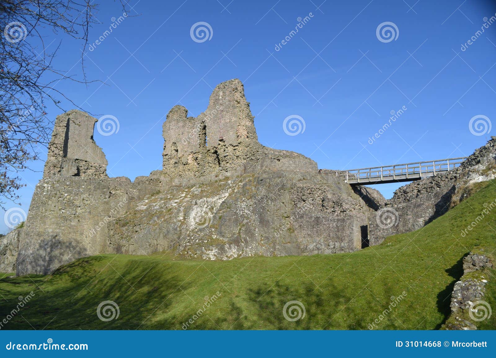 Montgomery Castle - Wales stock photo. Image of beautiful - 31014668