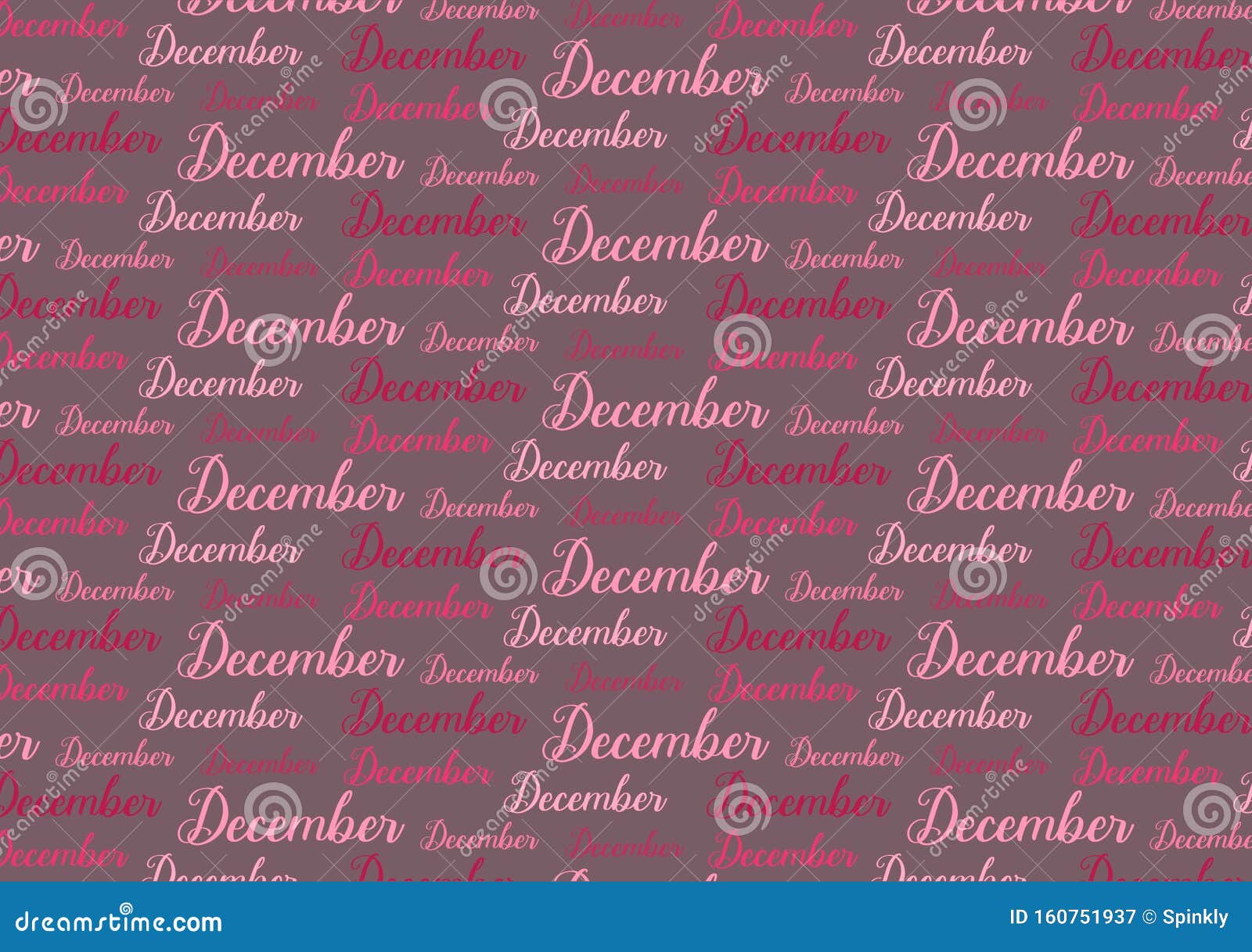 Month of December Text Pattern Wallpaper Stock Illustration ...